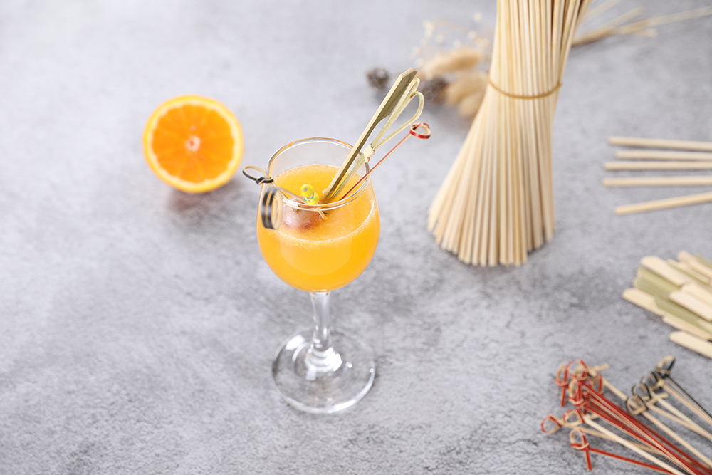 Decorative Bamboo Knotted Skewers Cocktail Picks from China ...