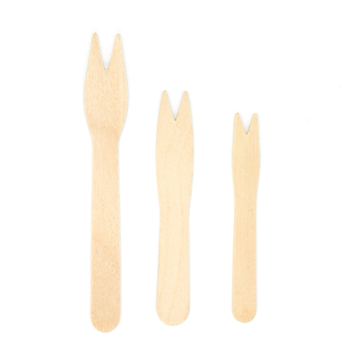 120mm Compostable Disposable Wooden Chip Forks from China manufacturer ...