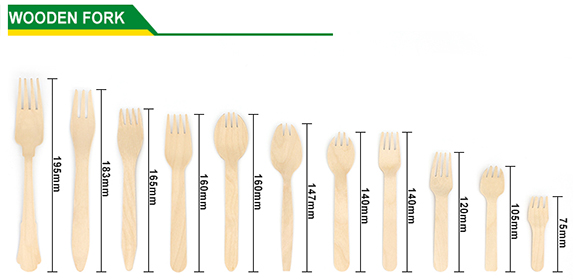 140mm Eco-friendly Wooden Disposable Spork from China manufacturer - Ancheng Bamboo&Wood